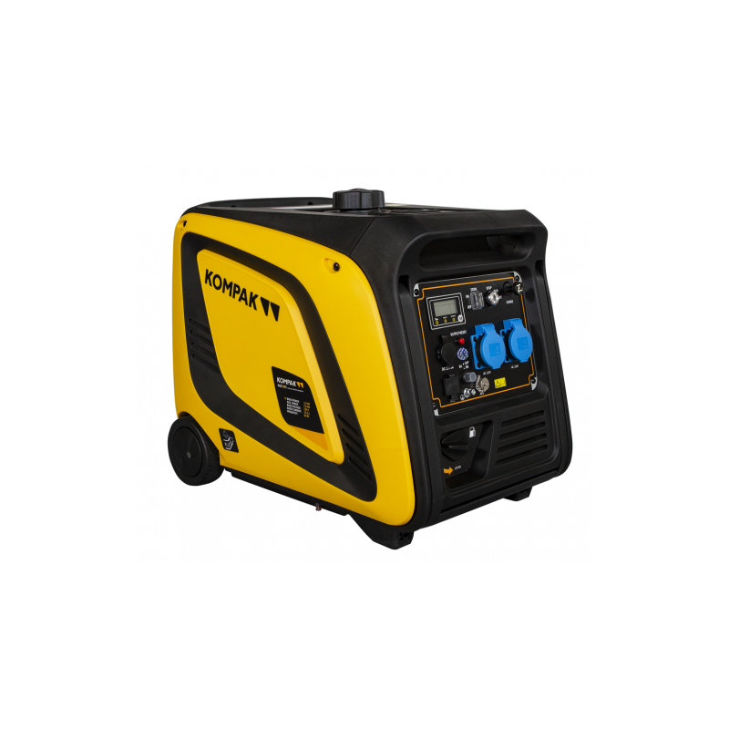 KOMPAK Groupe électrogène 3900W Essence Inverter Silencieux KGG39EI